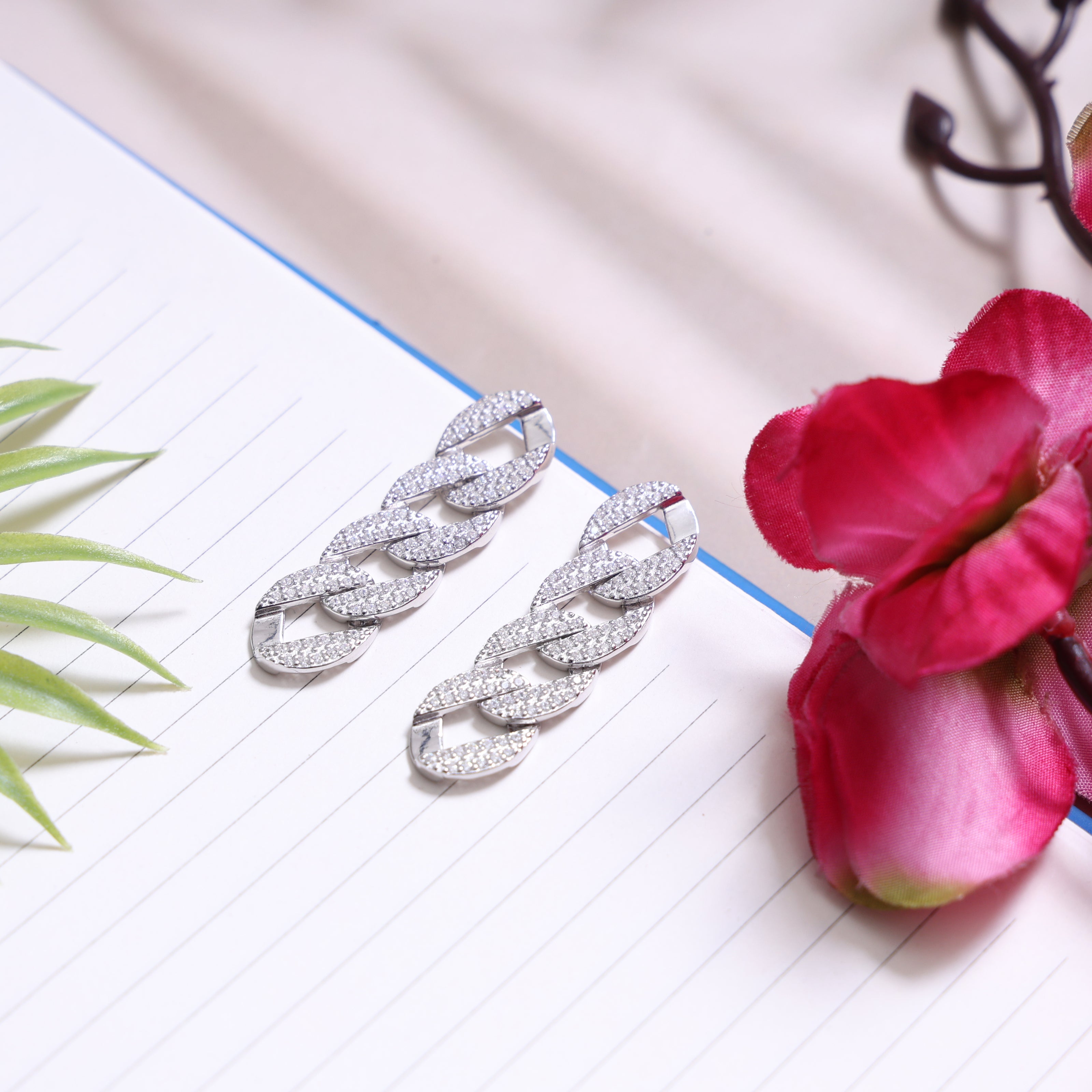 Trishhna Silver Earrings – Feminine & Classy